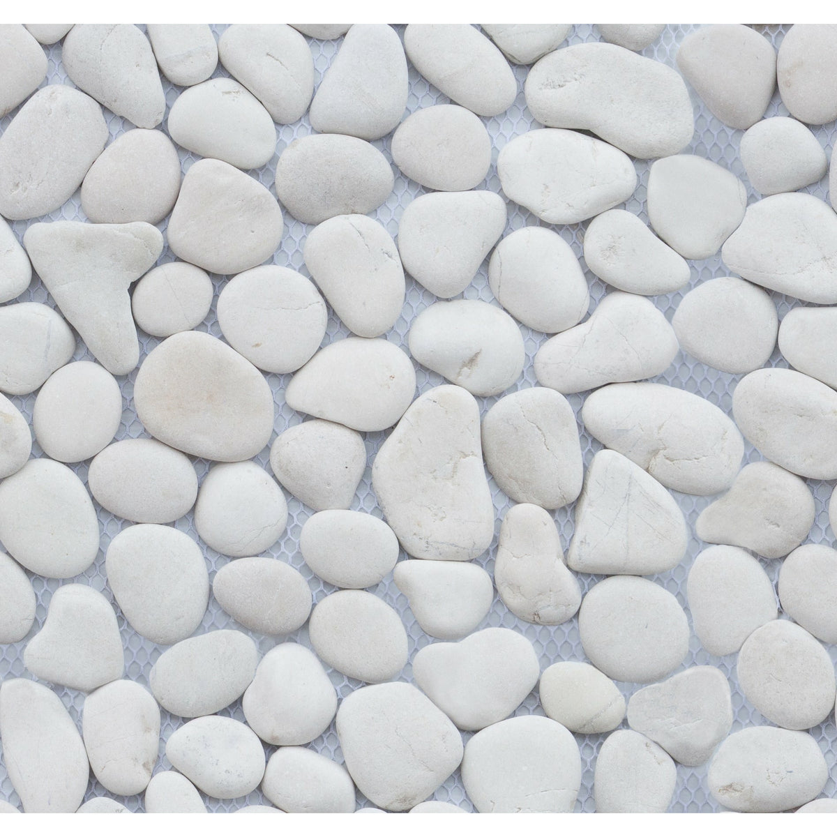 Bärwolf Pebble white 30x30 cm Natural Stone PM-0001 einfach und bequem ...